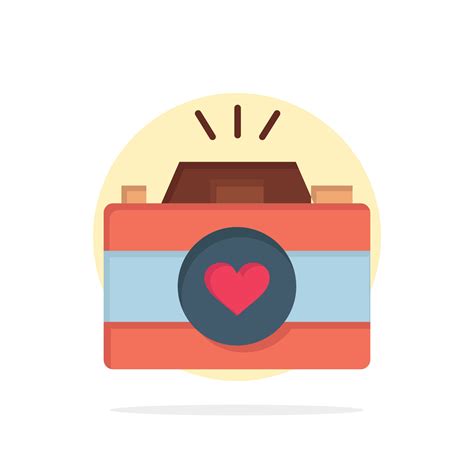 Camera Cam Videogame Images Couple Photography Abstract Circle Background Flat Color Icon