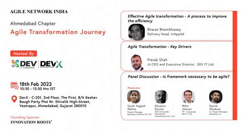 Ahmedabadchapter Agilenetworkindia Anin Agile Transformationjourney Leadership