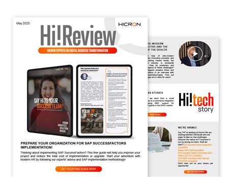 hicron s newsletter sign up for hi review