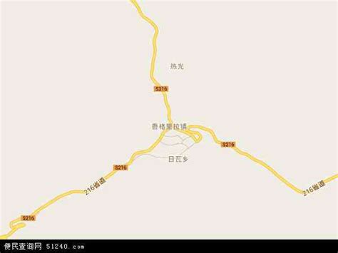 香格里拉镇地图香格里拉市区香格里拉县大山谷图库