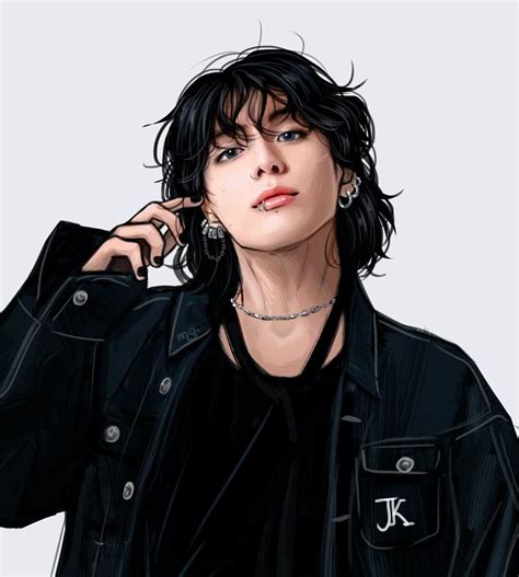Jungkook Fanart Jungkooks Drawings Sketches Of Jungkook Jungkook