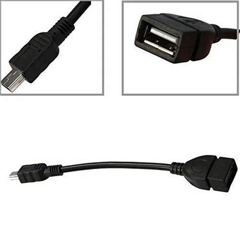 CentIoT USB Type A Female To B Mini Male OTG Host Adapter Extension Cable At Rs
