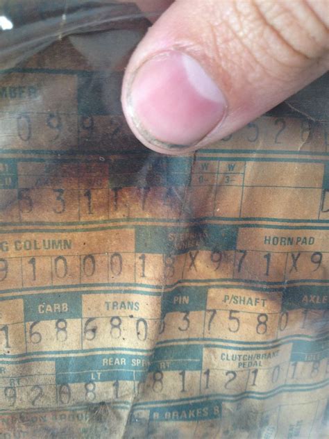 Decoding Broadcast Sheet For A Bodies Only Mopar Forum