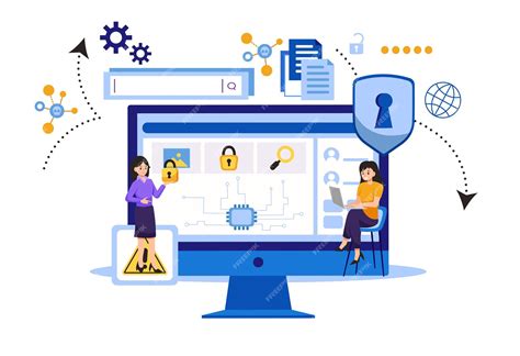 Premium Vector Digital Data Protection Design Vector Cyber Security