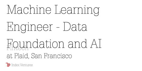 Plaid Machine Learning Engineer Data