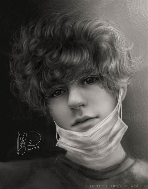 Painting A Cute Guy Portrait Study By Asinjuasflora On Deviantart