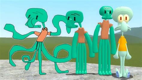 Realistic Squidward Vs 3dmeme Squidward In Garrys Mod Youtube