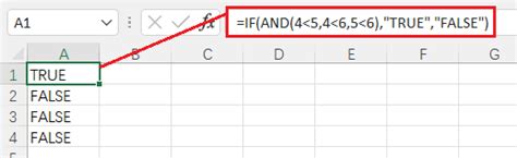 Use Of Combined Comparison Operators In Excel Formula Super User