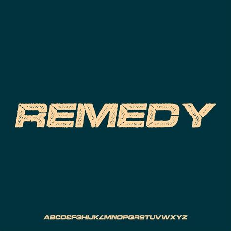 Premium Vector Modern Geometric Futuristic Typeset Display Font