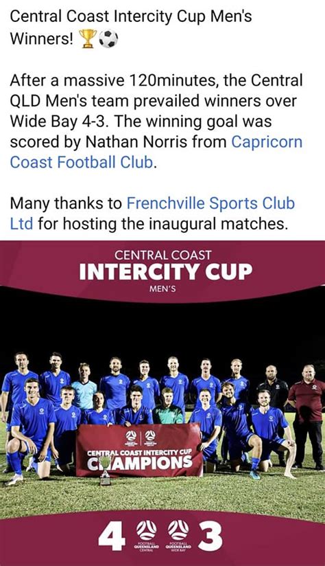 Congratulations To Nathan Capricorn Coast Football Club