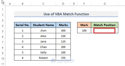 excel vba to match value in range 3 examples exceldemy