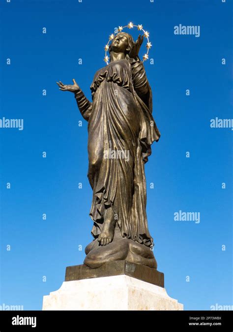 Statue Of The Madonna At The Church Of The Assumption Of Our Lady In