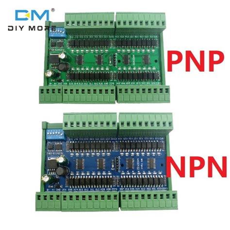 Diymore32ch Pnp Npn Isolated Digital Input Rs485 Modbus Rtu Controller Dc 12v 24v Plc Switch