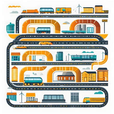 Premium Photo Modern Infrastructure Projects