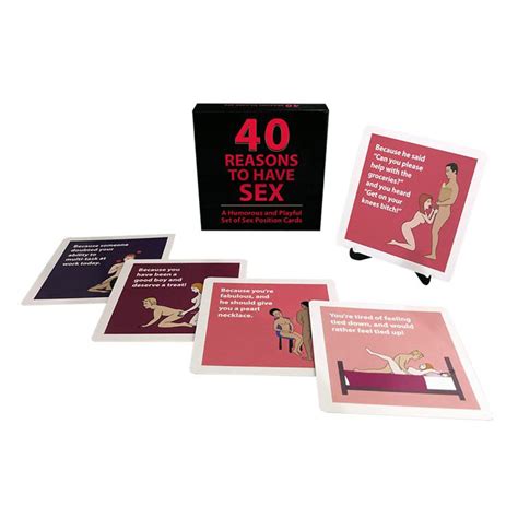 40 Reasons To Have Sex Card Game Bms Enterprises