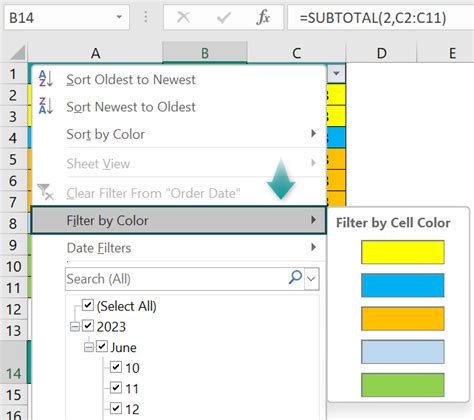 Count Cells By Color In Excel 2 Methods Examples How To Do