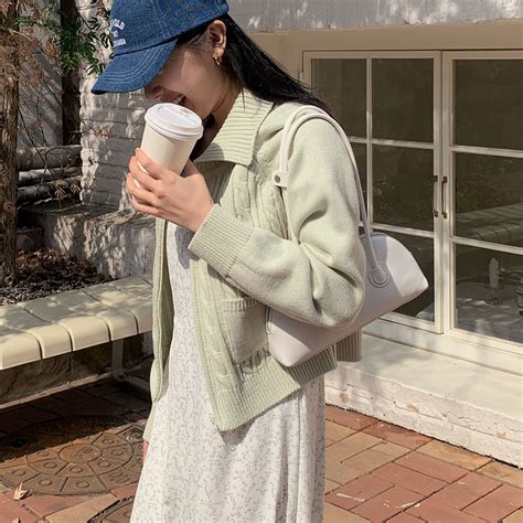 오늘출발🚀간절기필수템 Tcd0232 브로우 크롭 케이블 카라 니트 집업카라가디건집업니트주문폭주꽈배기니트꽈배기가디건