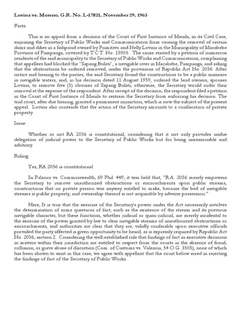 lovina vs moreno water code dan pdf navigability injunction