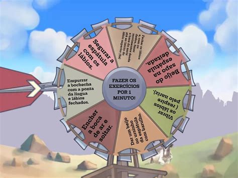 Exercícios Vedamento Labial Spin The Wheel