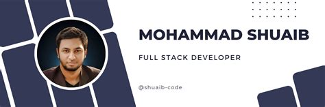 Shuaib Code Mohammad Shuaib · Github