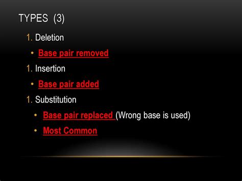 Mutations Ppt Download