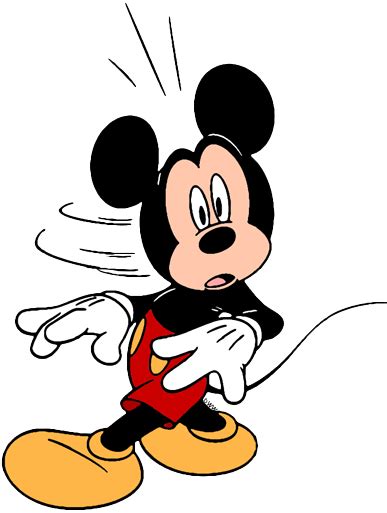 Mickey Mouse Surprised Face
