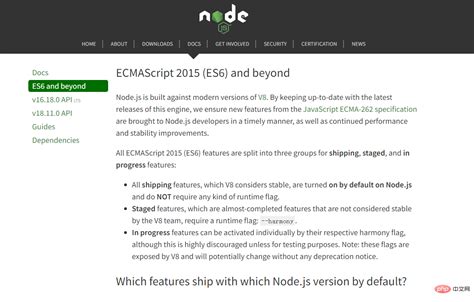 Does Nodejs Support Es6 Front End Q A Php Cn
