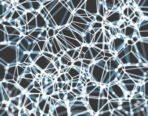 Lattice Structure Science Or Technology Background Graphic Design 3d Grid Surface Stock
