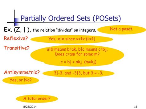 Ppt Lecture 44 Equivalence Classes And Partially Ordered Sets