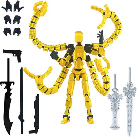 3d Printed Poseable Figure Dummy13 Magnetic Action Figure 3d Printed