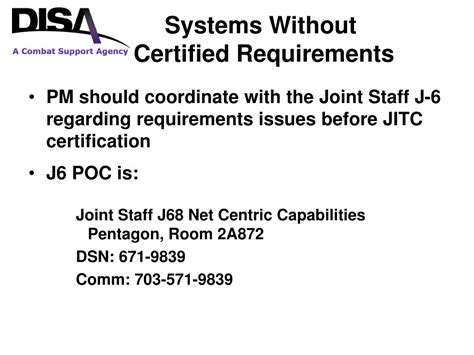 Ppt Jitc Interoperability Certification Process Powerpoint Presentation Id 1285348