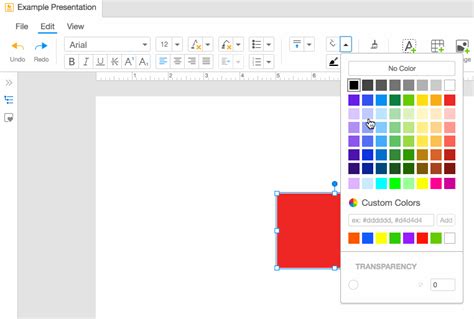 Is There A Way To Make The Fill In A Text Block Transparent Support Center