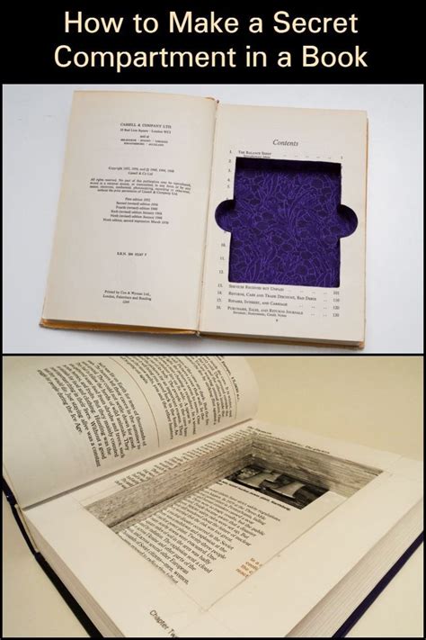 How To Make A Secret Compartment In A Book With These 7 Easy Steps Craft Projects For Every