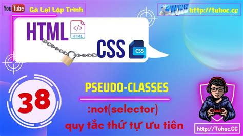 38 Pseudo Classes Notselector Và Quy Tắc Thứ Tự ưu Tiên Tăng Cường