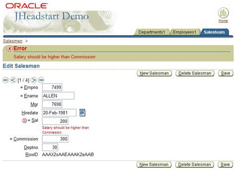 Implementing Data Validation In Adf Uix Application