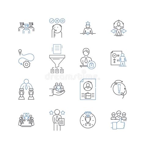 Marketing Hub Line Icons Collection Automation Analytics Campaigns Content Conversion Crm