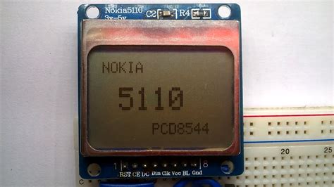 Nokia 5110 Lcd Animations And Connecting To Arduino Youtube