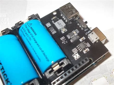 Arduino Powerbank Shield 1x 2x 16340 Tavir Webshop