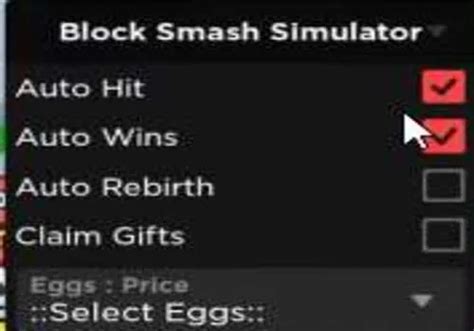 Block Smash Simulator Script Autohit Autowins Autorebirth