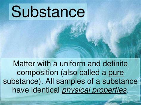 Chemistry The Study Of The Composition Of Matter And The Changes That
