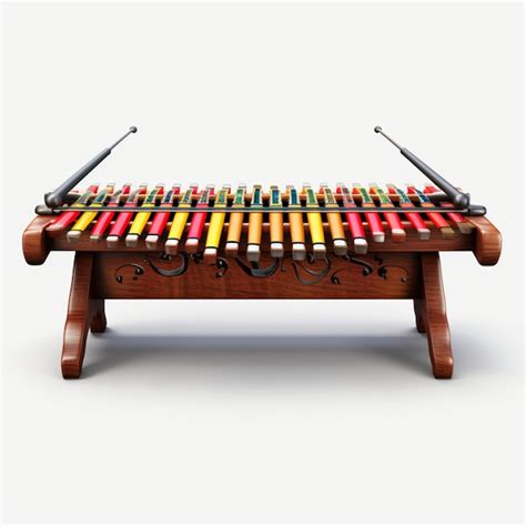 Premium Ai Image Vector Gradient Marimba Instrument Illustration