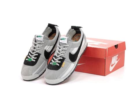 Мужские кроссовки nike cortez union un / la grey black найк кортез ...