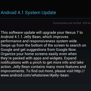 Nexus 7 Gets Minor Software Update Softpedia