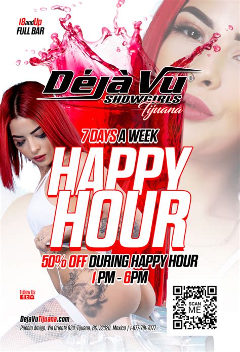 Happy Hour Déjà Vu Showgirls Tijuana