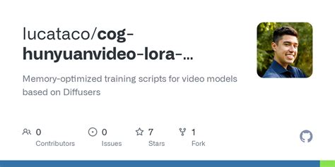 GitHub Lucataco Cog Hunyuanvideo Lora Trainer Memory Optimized