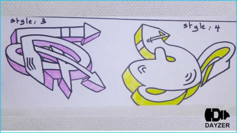 How To Draw Graffiti Letter D A Step By Step Guide Dayzerart