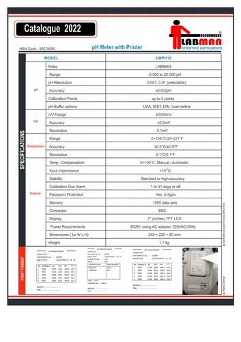 Microprocessor Based Ph Meter Model Lmph 15 For Laboratory At ₹ 12000 Piece In New Delhi
