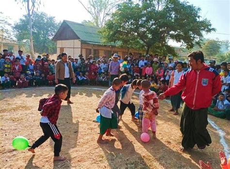 မင်းလှမြို့‌နယ်၊ ရေနံမ‌ကျေးရွာအထက၌ ၇၄ နှစ်မြောက် လွတ်လပ်ရေးနေ့ အထိမ်းအမှတ်အကြို အားကစားပြိုင်ပ
