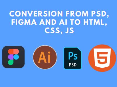 Figma PSD XD To HTML CSS Javascript Bootstrap Responsive Website