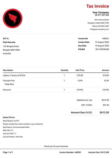 Free Invoice Generator • Gimbla